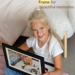 Kid's Artwork Frame, Personalized Wall Art Gallery, Front Opening Frame ...