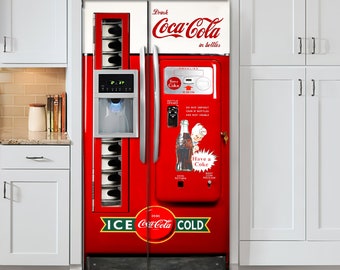 Coca Cola Fridge Decal - Etsy UK