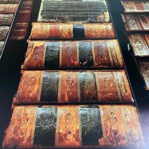 Old Books Stair Riser Decal , Book Spine Stair Riser Decals, Peel ...