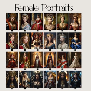 Custom Royal Portrait, Custom Men Women Portrait, Renaissance Canvas ...
