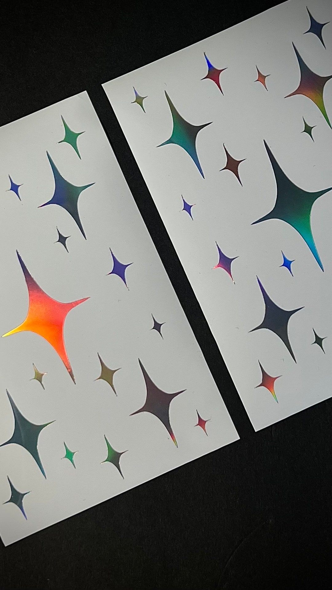 Sparkle Decal Sheet | Vinyl Stickers | Assorted Colors | Car ...