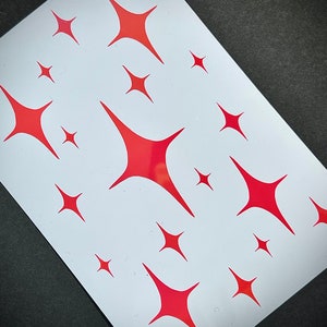 Sparkle Decal Sheet | Vinyl Stickers | Assorted Colors | Car ...