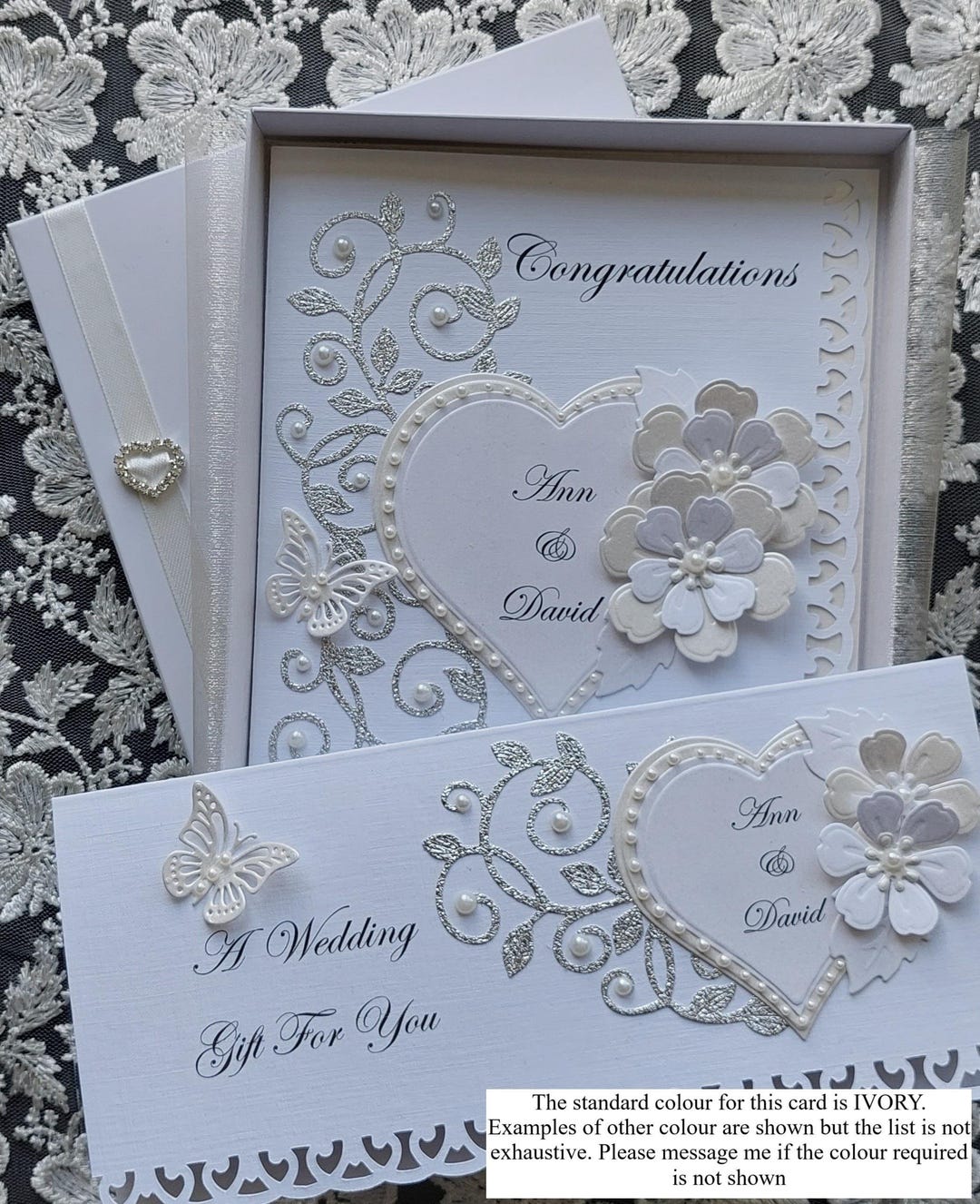 Wedding Day Card With Gift Voucher/money Envelope. Boxed, Keepsake - Etsy