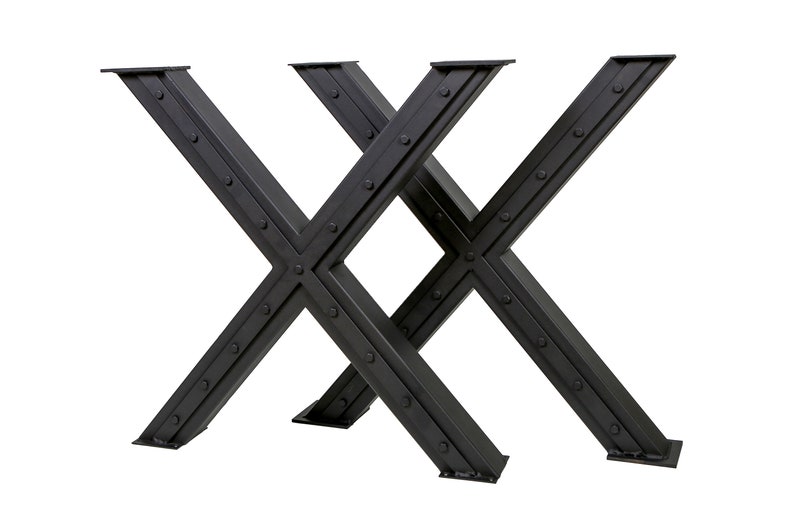 Metal X Stlye Legs DIY Steel Legs for Dining Table or Desk - Etsy