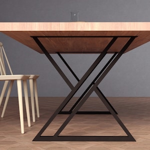 Metal X Legs DIY Steel Legs for Dining Table or Desk - Etsy