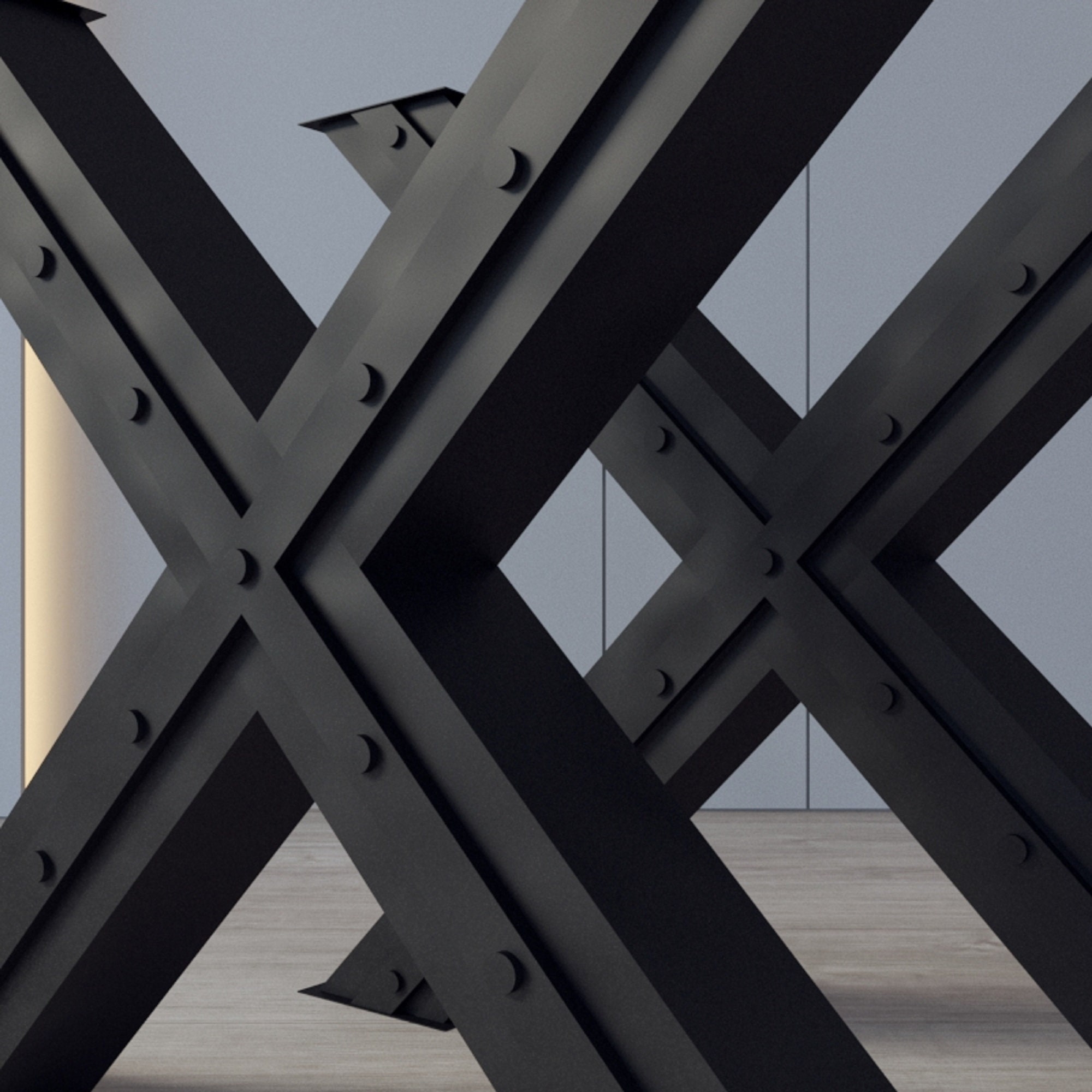 Metal X Stlye Legs DIY Steel Legs for Dining Table or Desk | Etsy Canada