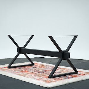 X- Shaped Table Legs for Dining Table - Etsy