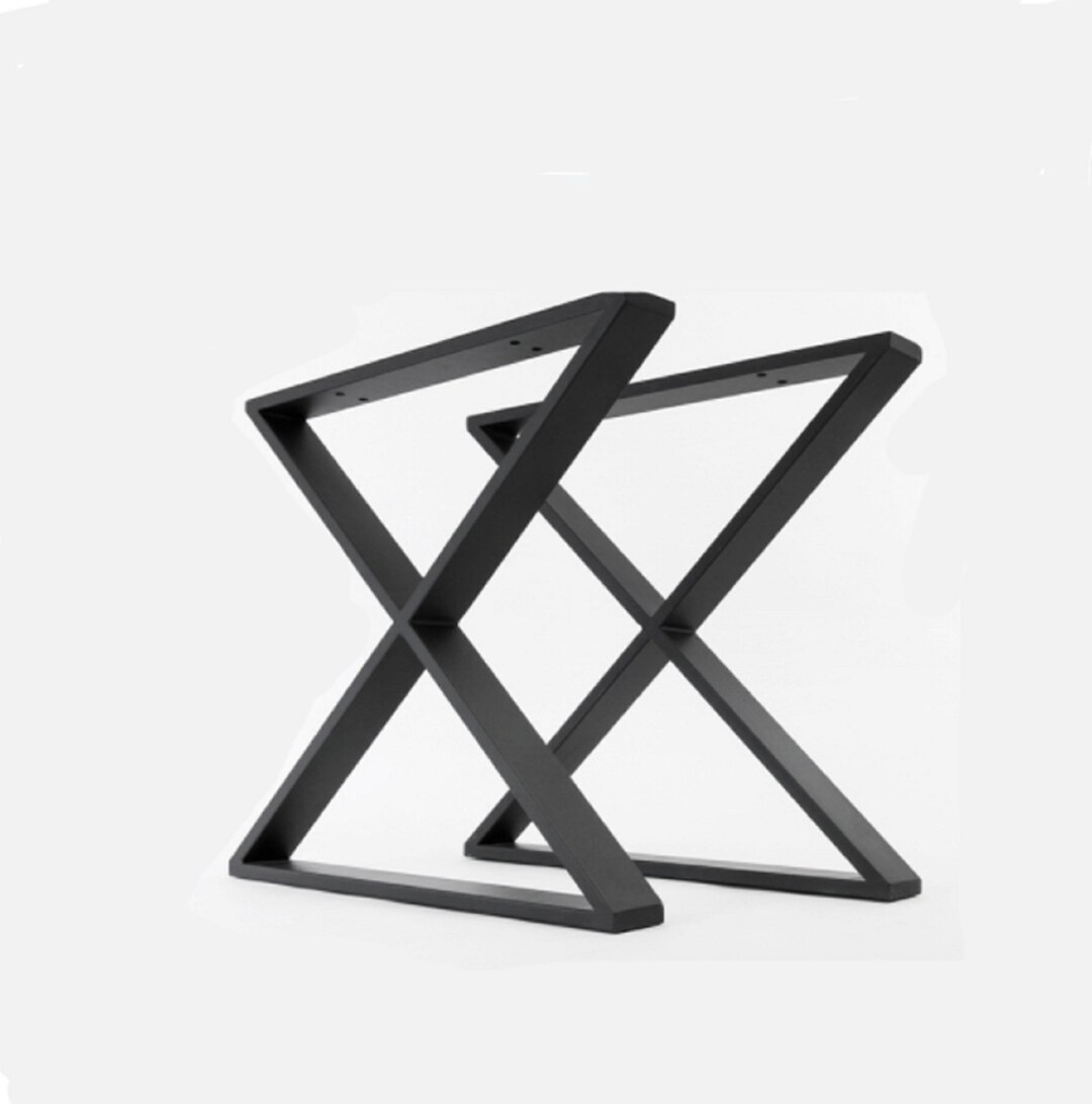 X Shaped Table Legs - Dining Table Legs - Metal Table Legs - Etsy