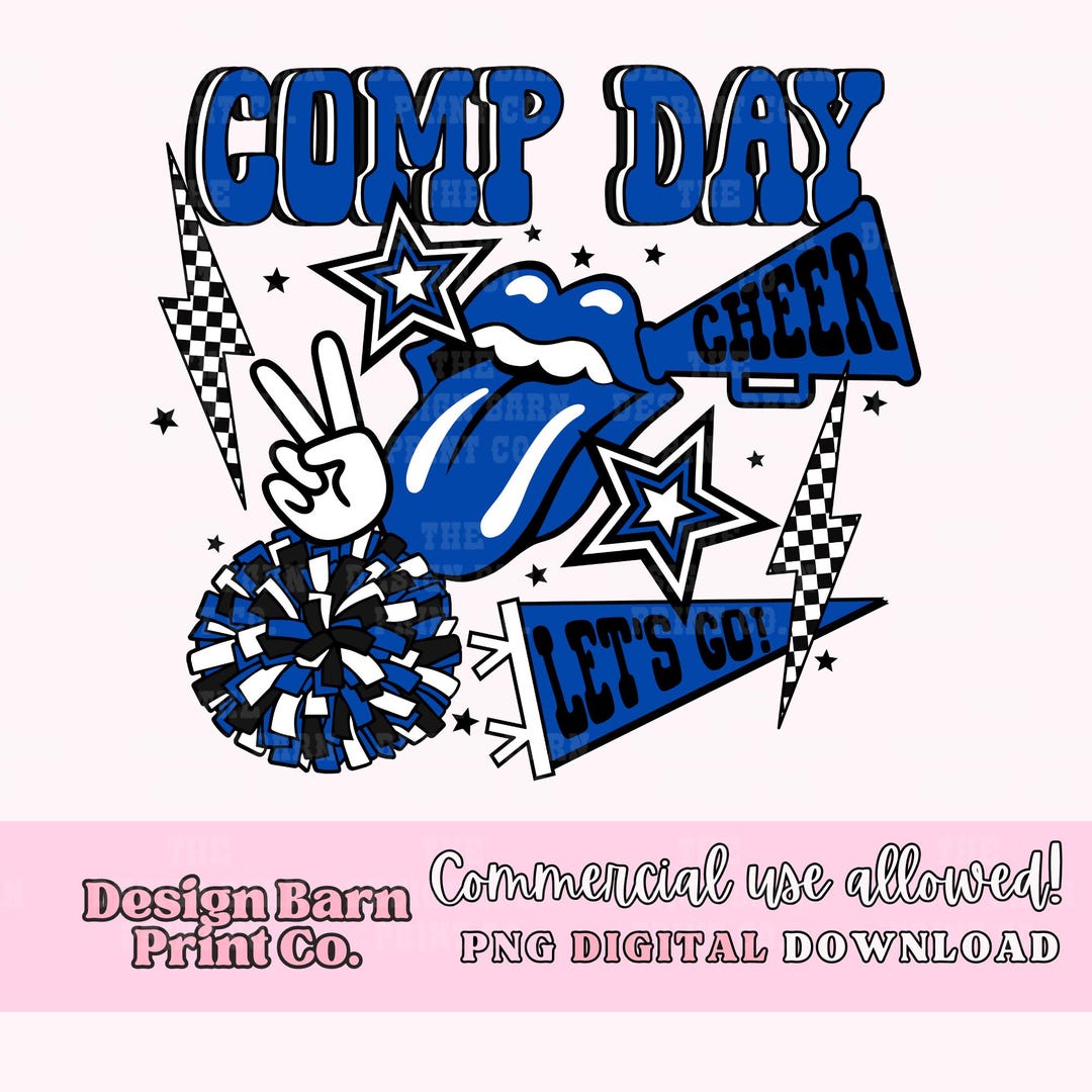 DIGITAL Comp Day Png Cheer PNG Game Day PNG Art Retro Sport Png Sports ...