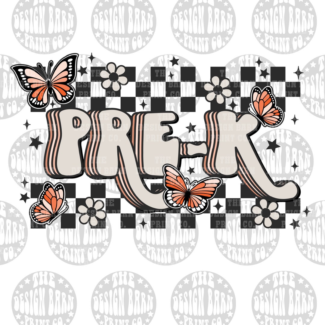 Back to School, Pre-k PNG , Retro School PNG, First Day of School ...