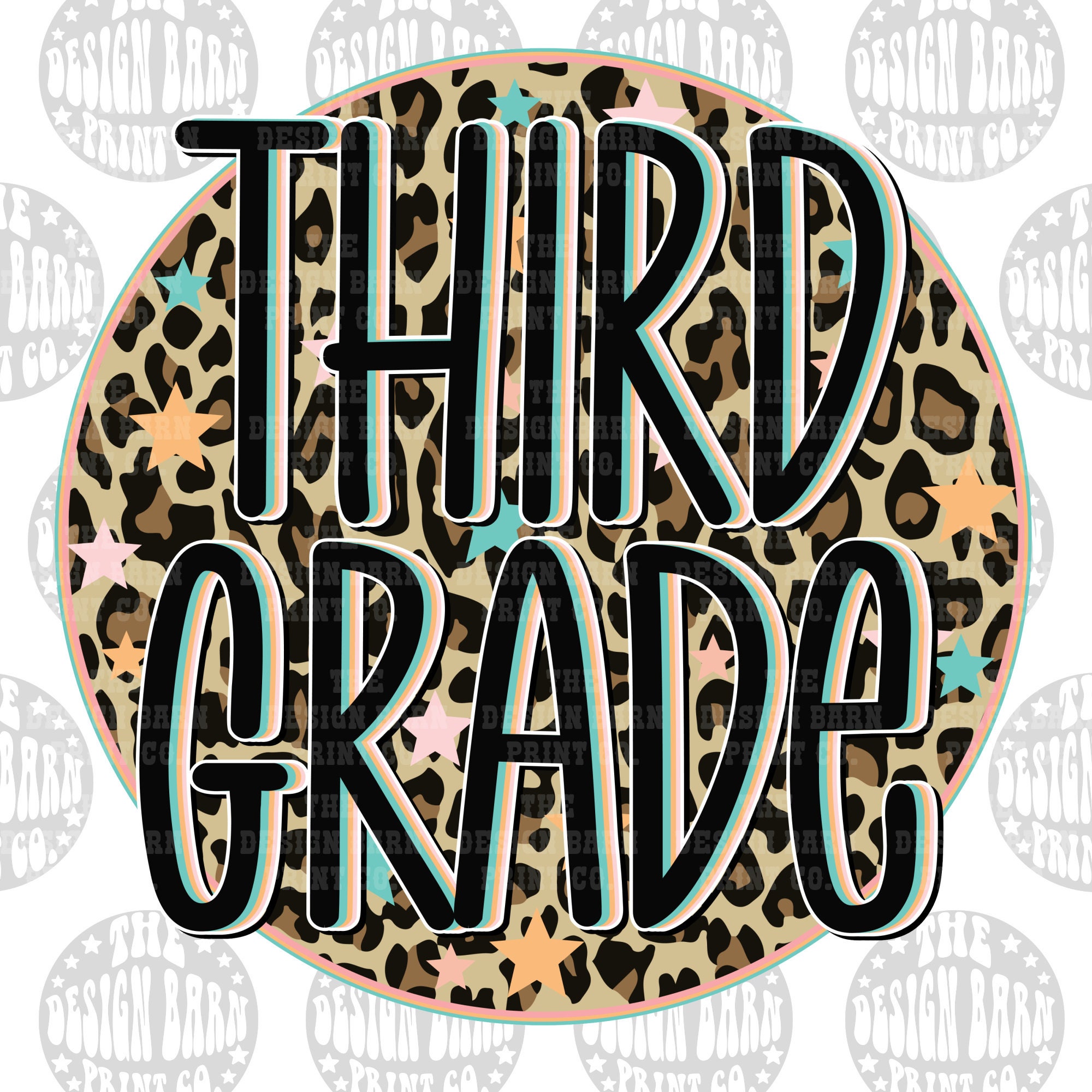 Back to School Third Grade Printable Third Grade PNG First | Etsy
