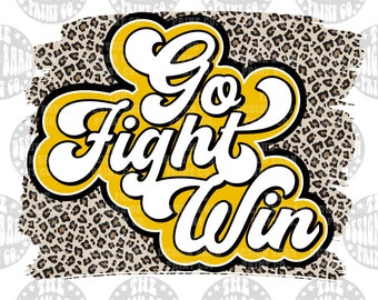 Go Fight Win PNG Sublimation Art Digital Download PNG Art Game | Etsy