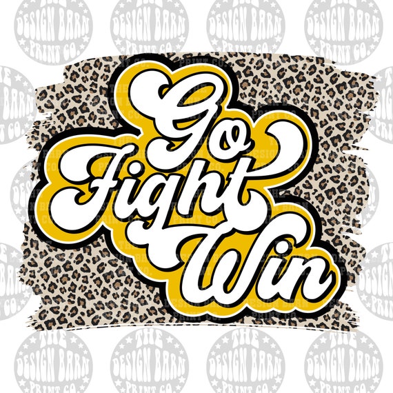 Go Fight Win PNG Sublimation Art Digital Download PNG Art Game | Etsy