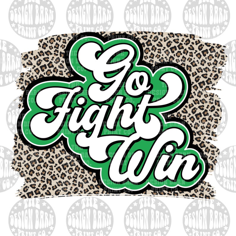 Go Fight Win PNG Sublimation Art Digital Download PNG Art Game | Etsy