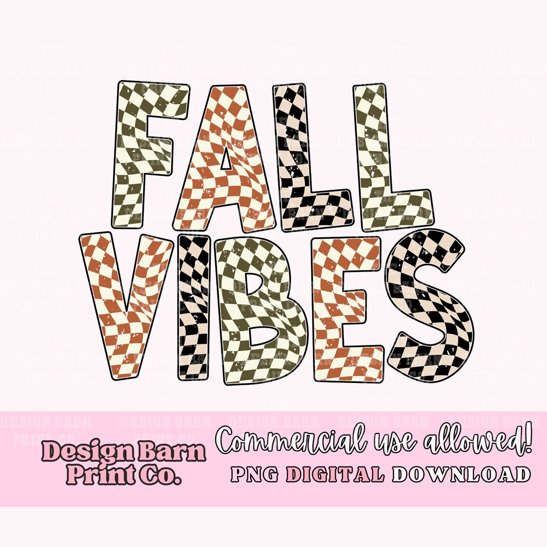 DIGITAL Fall Vibes PNG, Retro Fall Design,thanksgiving Png,sublimation ...