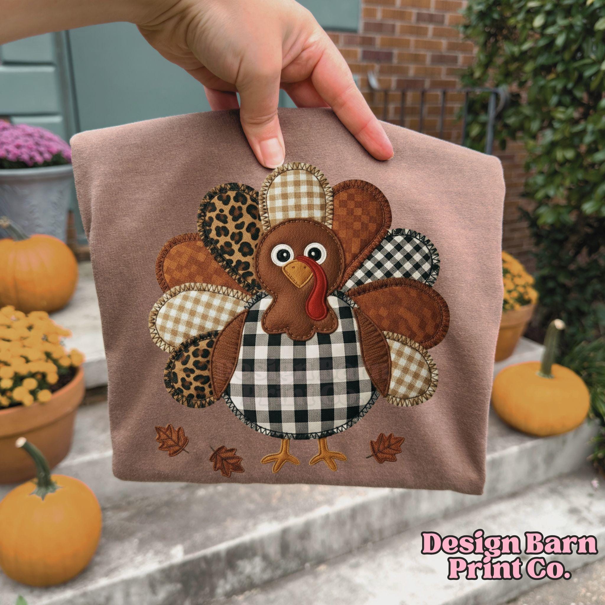 Faux Patchwork Turkey Png Leopard Quilt Turkey Png Patchwork ...