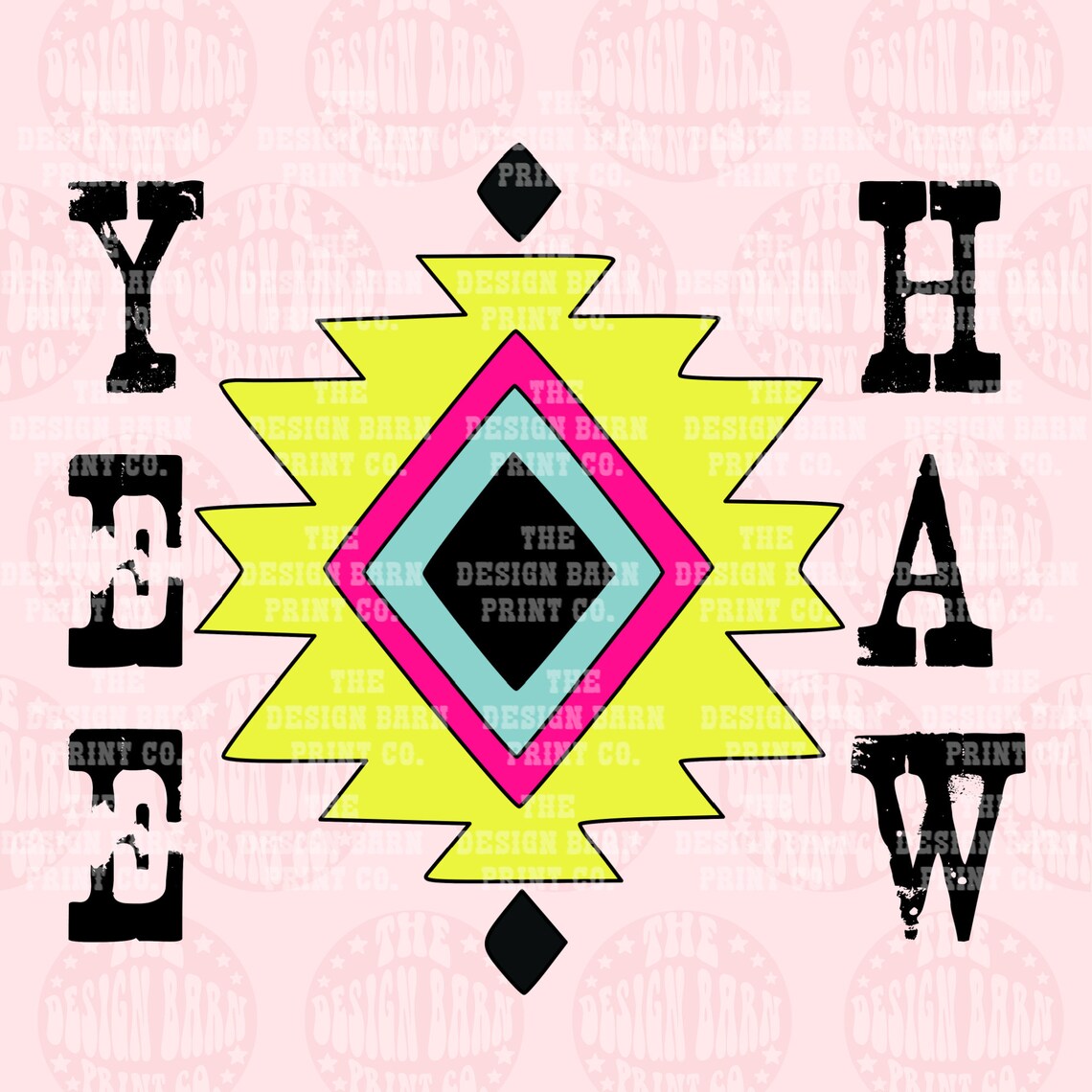 DIGITAL Yee Haw Png Western Png Cute Western Design - Etsy
