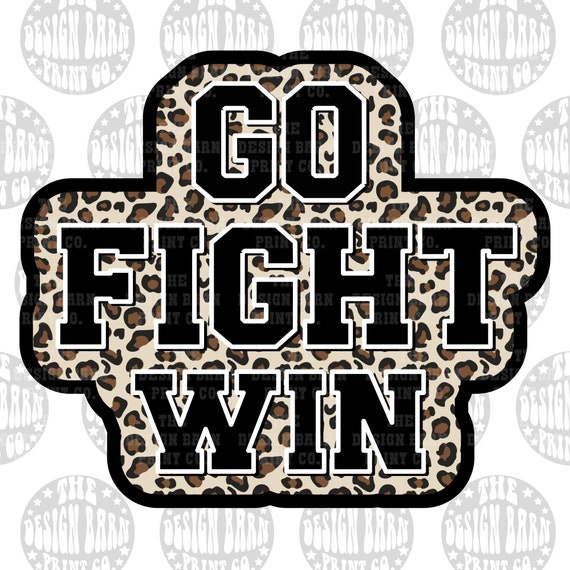 Go Fight Win PNG Sublimation Art Digital Download PNG Art Game | Etsy