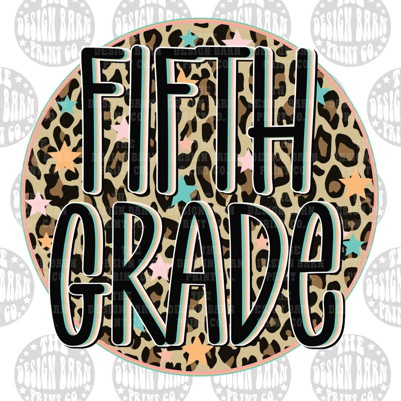 Back to School,fifth Grade Printable, Fifth Grade PNG, First Day of ...