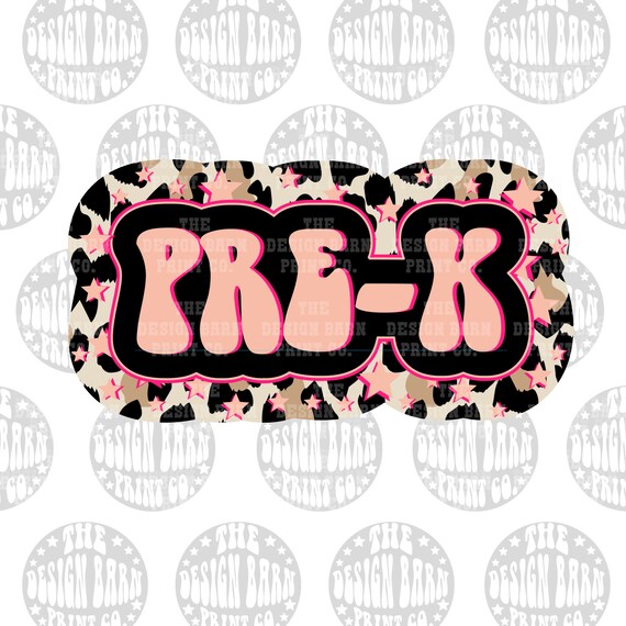 Back to School Pre-k Printable Pre-k PNG First Day of - Etsy