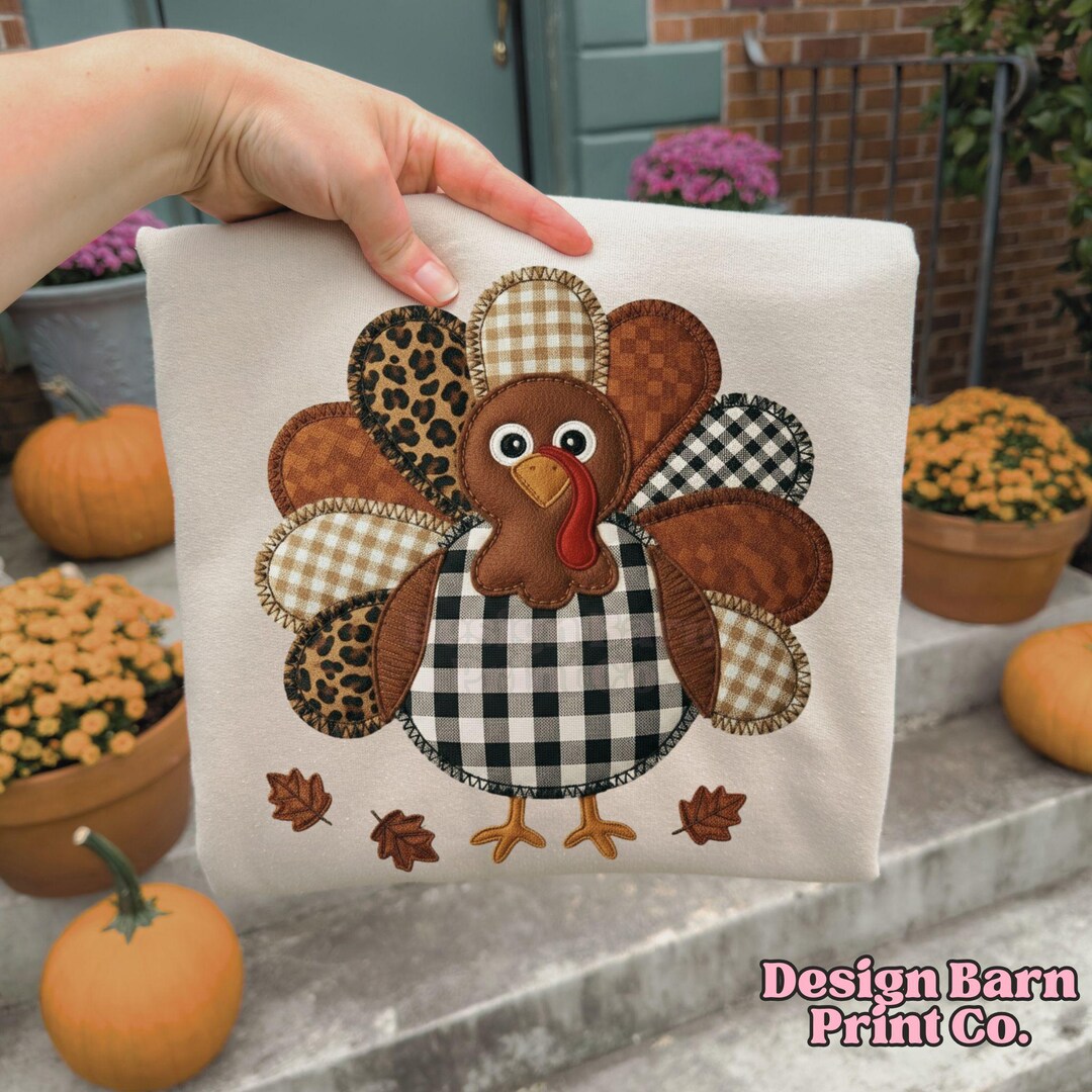 Faux Patchwork Turkey Png Leopard Quilt Turkey Png Patchwork ...
