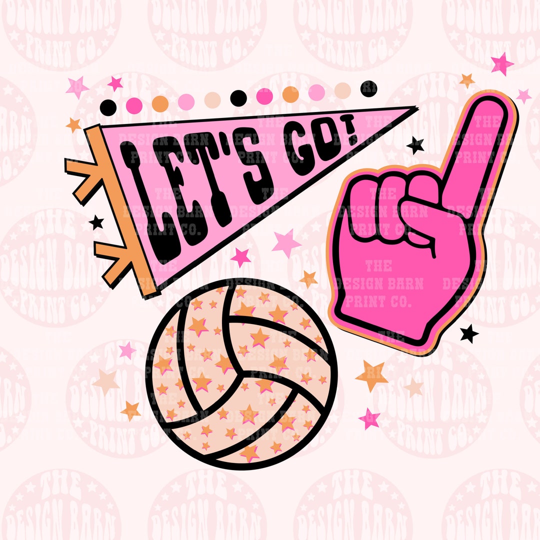 DIGITAL Game Day Volleyball Design PNG Digital Download Volleyball Png ...