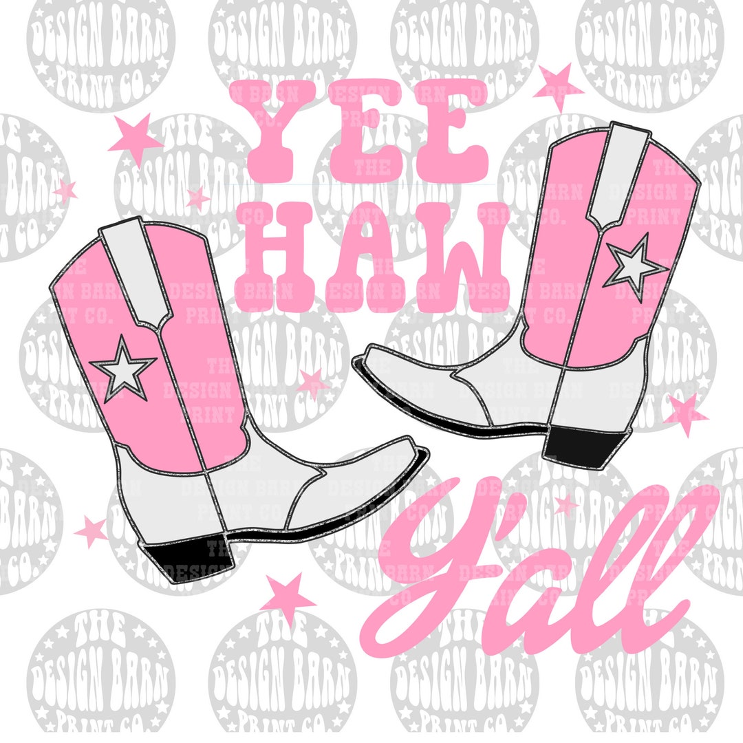 DIGITAL Yee Haw Y'all PNG Sublimation Art Digital Download PNG Art ...
