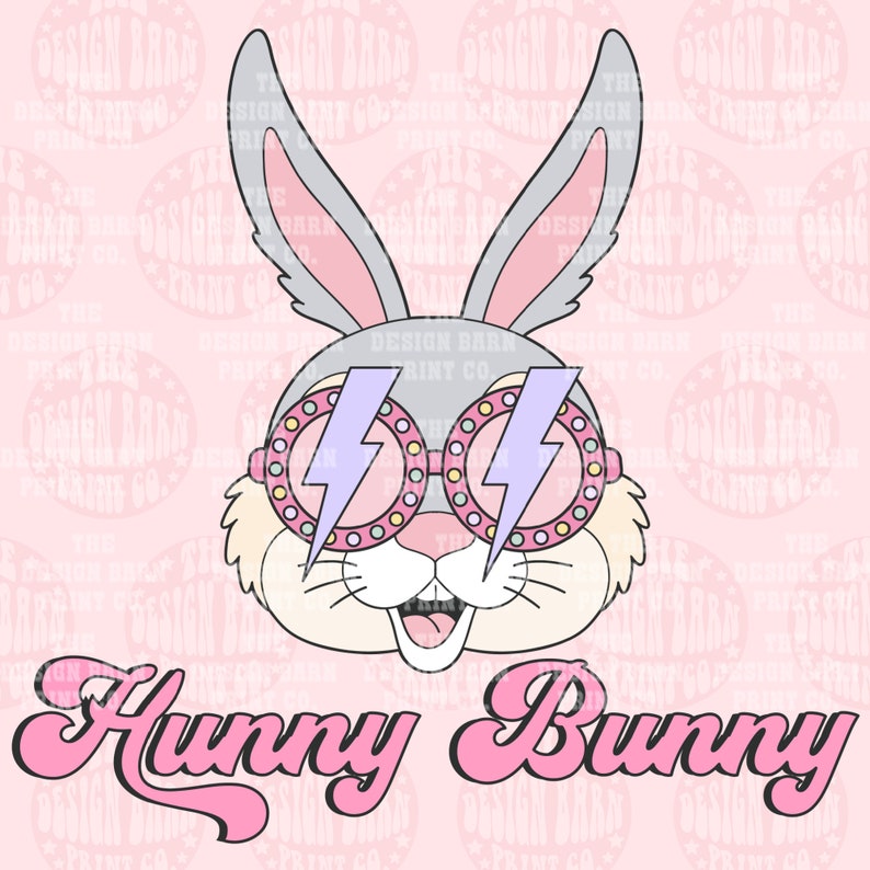 DIGITAL Hunny Bunny Easter PNG Sublimation Art Digital - Etsy