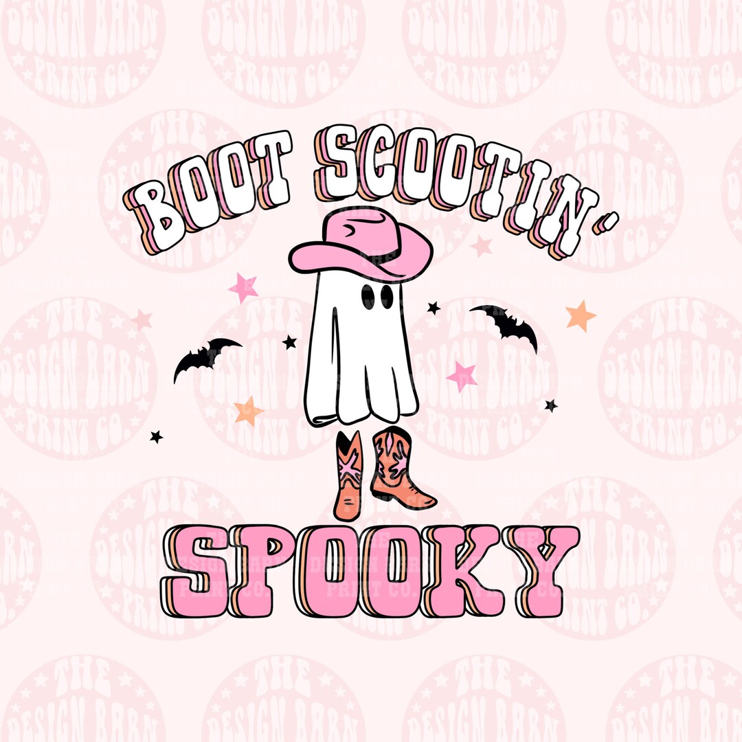 DIGITAL Boot Scootin' Spooky Png Country Halloween Design Halloween Png ...