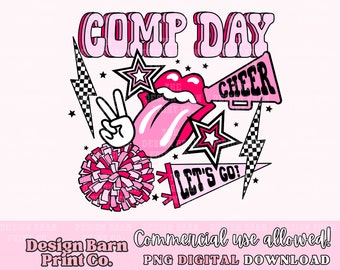DIGITAL Comp Day Png Cheer PNG Game Day PNG Art Retro Sport Png Sports ...