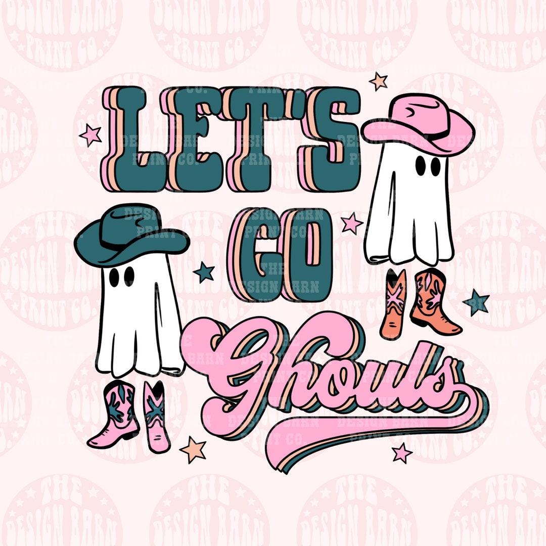 DIGITAL Let's Go Ghouls Png Country Halloween Design Halloween Png ...