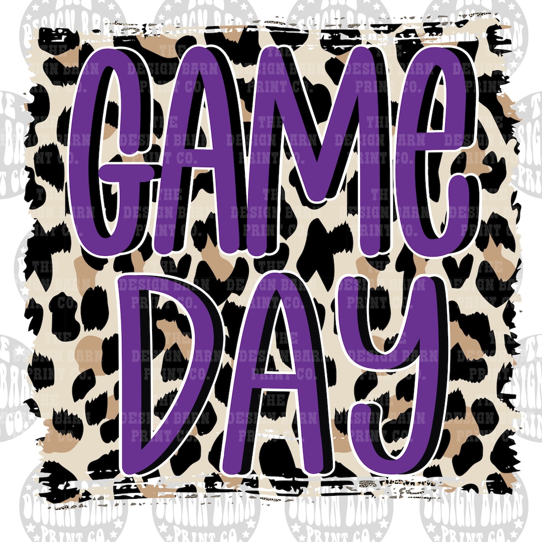 DIGITAL Game Day Design PNG File Digital Download Sports Png ...