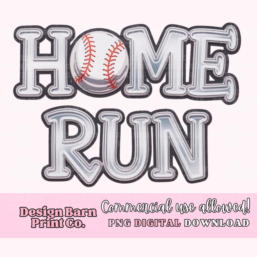 Home Run Baseball Png Design, Coquette Baseball Png, Game Day Design ...