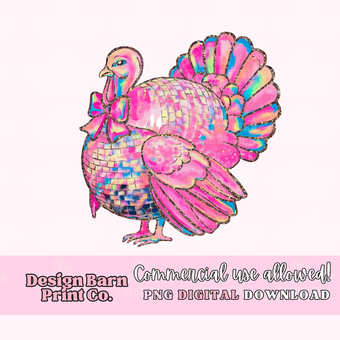 Disco Turkey Png, Thanksgiving Png, Retro Turkey Design, Fall PNG ...
