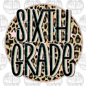 Back to School Sixth Grade Printablepng First Day of - Etsy