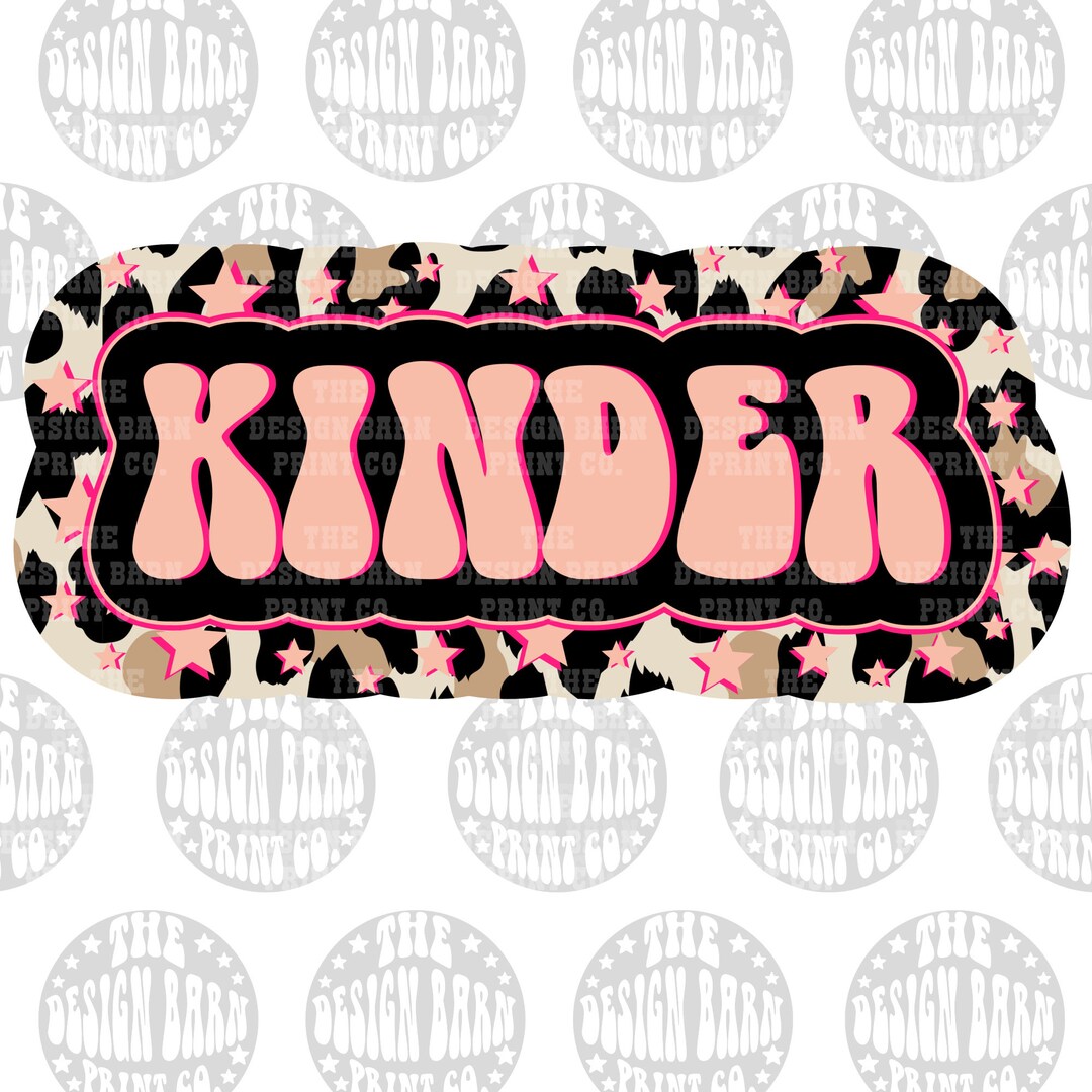 Back to School, Kinder Printable, Kinder PNG, First Day of School ...
