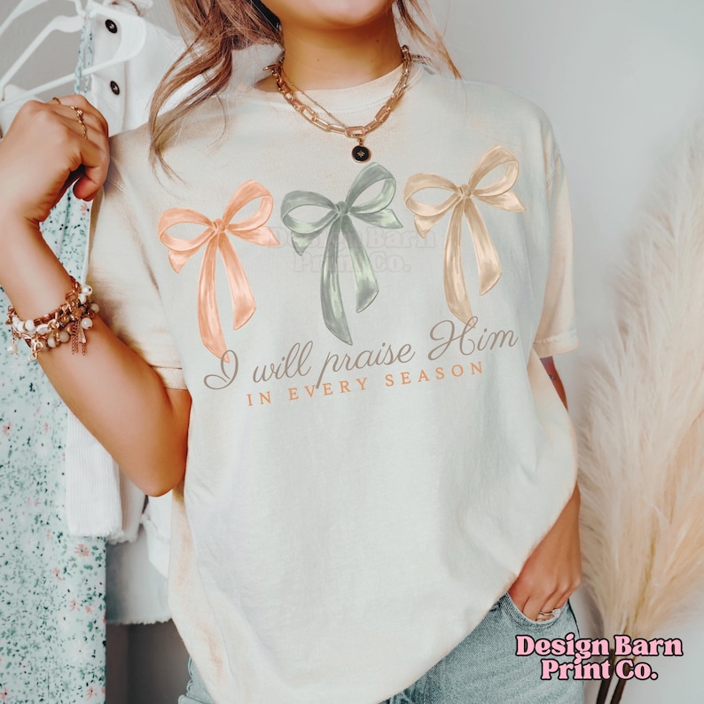 Praise Him Png, Thanksgiving Design, Coquette Fall Season Png, Faith ...