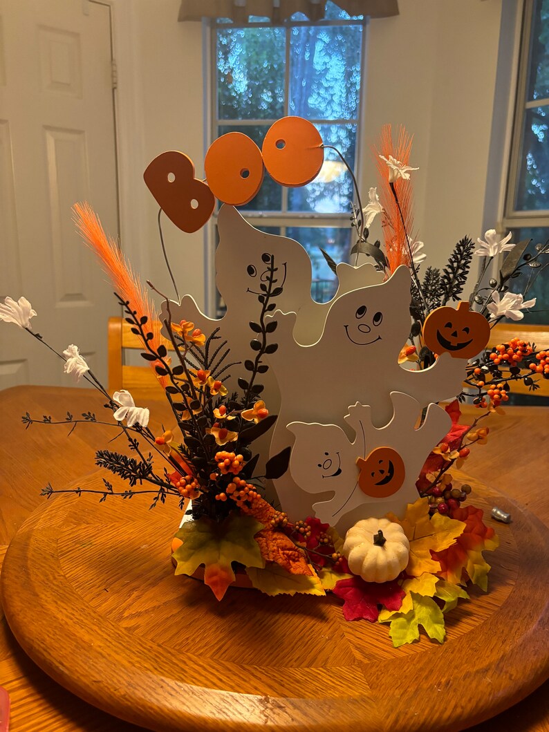 Ghost Centerpiece, Halloween Centerpiece, Whimsical Ghosts Decor ...