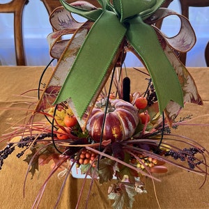 Rustic Fall 3D Centerpiece, Dining Table Fall Decor, Pumpkin 3D ...