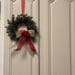 Mini Christmas Wreaths, Kitchen Cabinets Decor, Mini Window Wreaths - Etsy