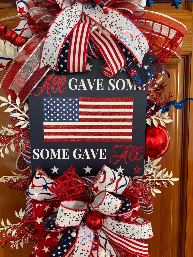 Patriotic Swag, Military Wreath, Military Heroes Swag, Patriotic Front ...