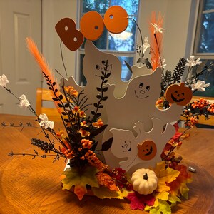 Ghost Centerpiece, Halloween Centerpiece, Whimsical Ghosts Decor ...