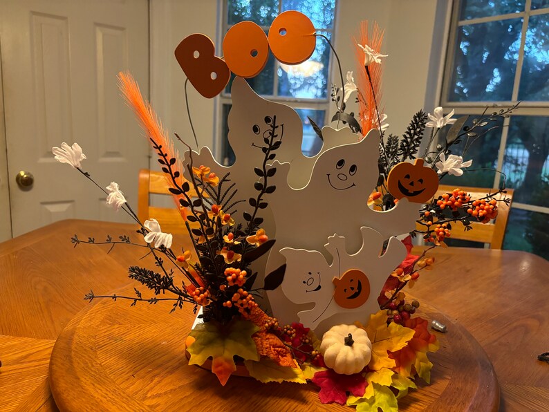 Ghost Centerpiece, Halloween Centerpiece, Whimsical Ghosts Decor ...