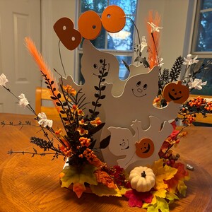 Ghost Centerpiece, Halloween Centerpiece, Whimsical Ghosts Decor ...