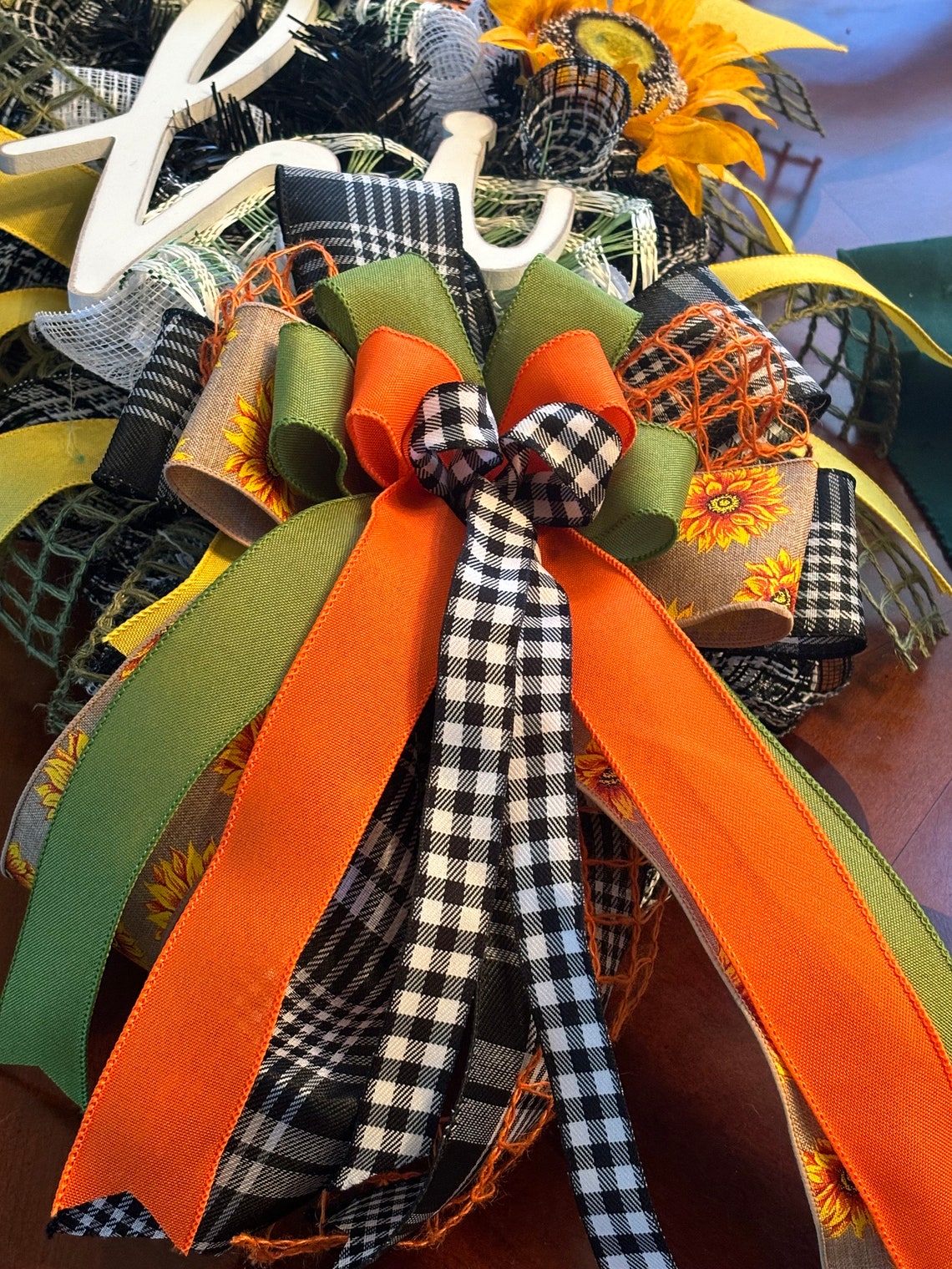 Monarch Butterfly Swag, Butterfly Wreath, Sunflowers, Spring Wreath ...