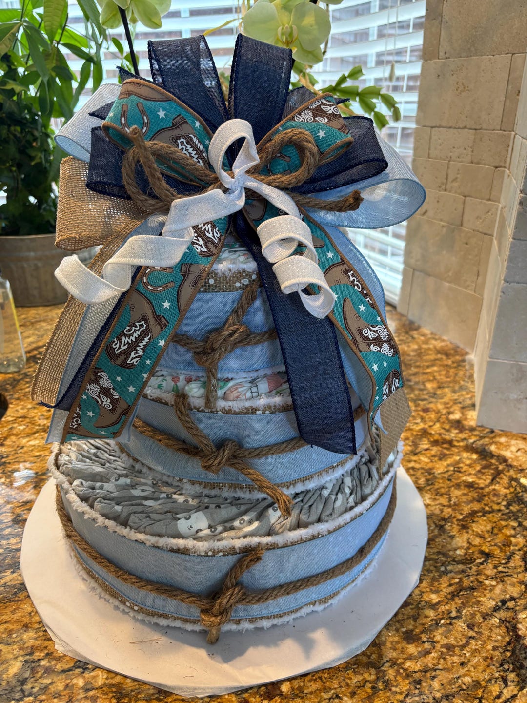 Custom Baby Diaper Cake, Baby Shower Gift, Custom Baby Shower ...