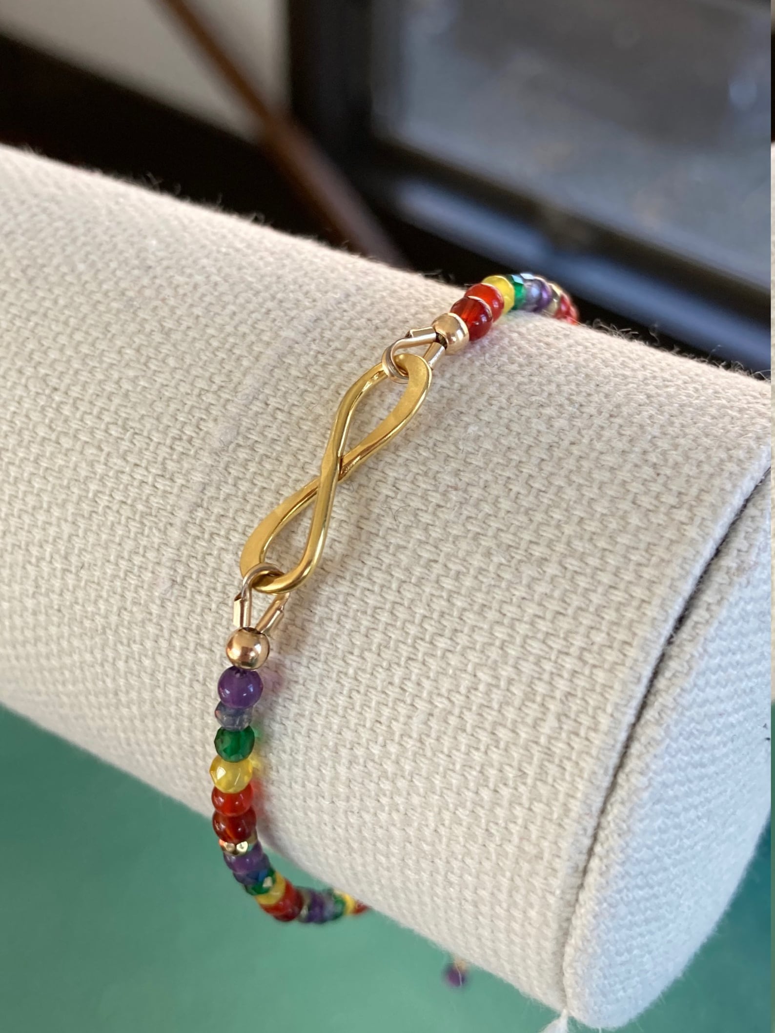 GOLD Autism Pride Bracelet Neurodiversity Jewelry Jewelry Rainbow ...
