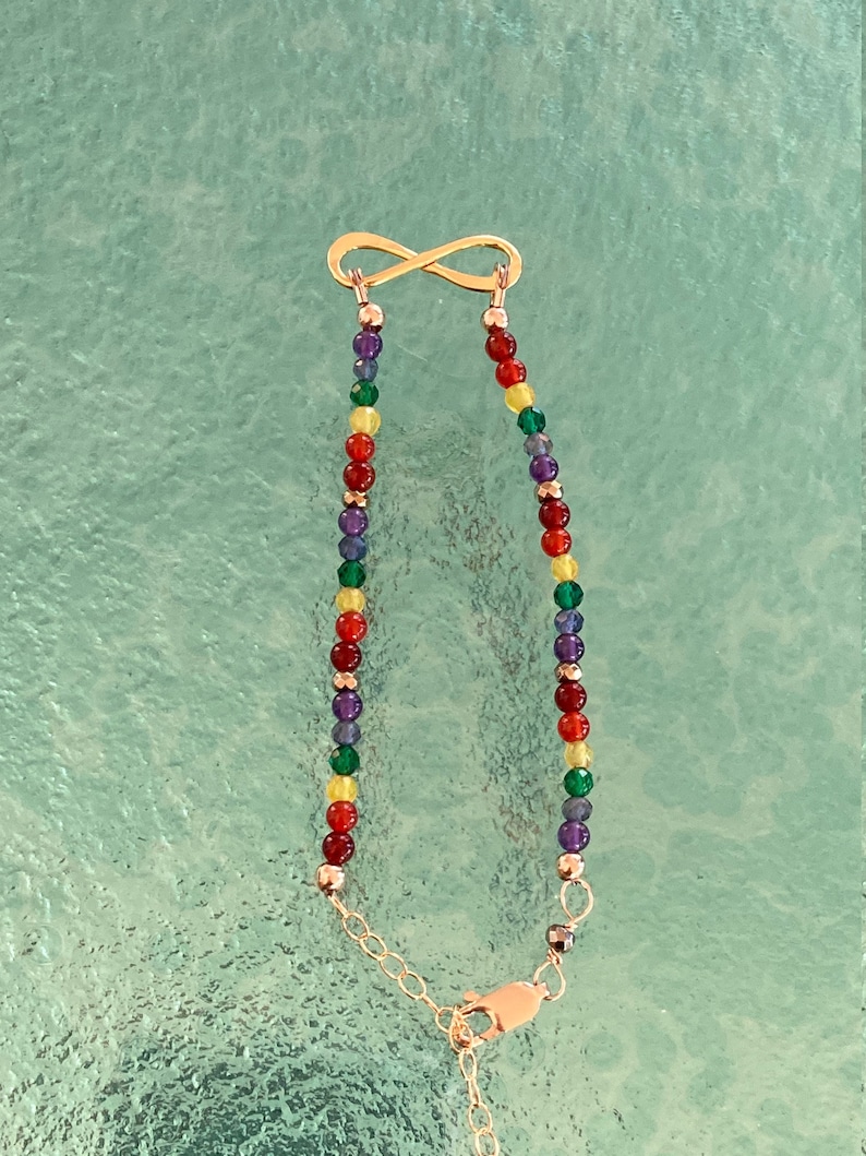 GOLD Autism Pride Bracelet Neurodiversity Jewelry Jewelry Rainbow ...