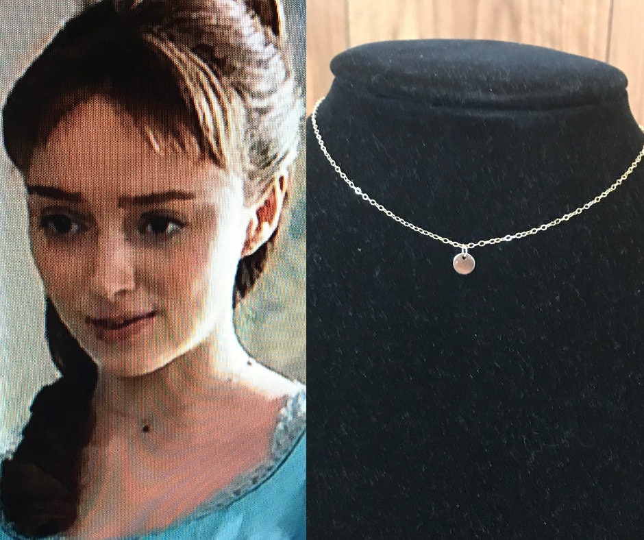 Bridgerton Daphne Choker Queen's Ball Dainty Gold Charm - Etsy