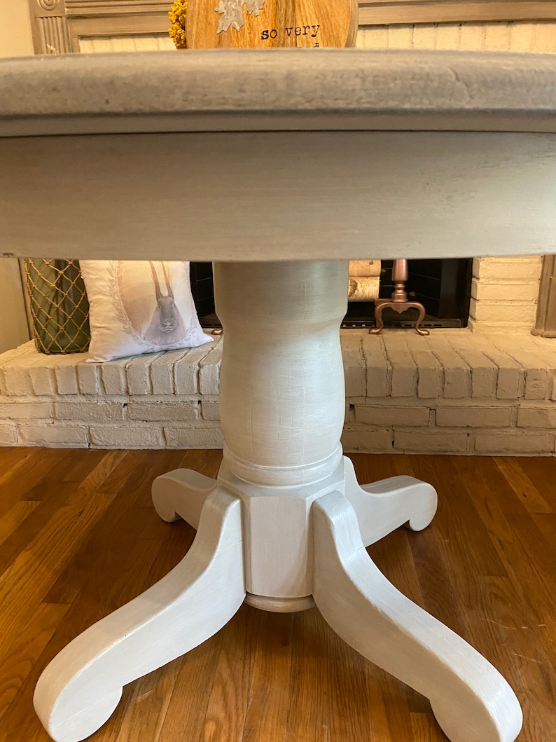 Solid Wood Painted Table, Distressed Furniture, Refinished Furniture ...